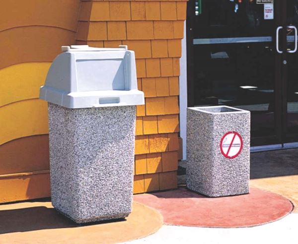 Pool Deck Trash Cans-Trash Cans for Pools - Pool Furniture Supply