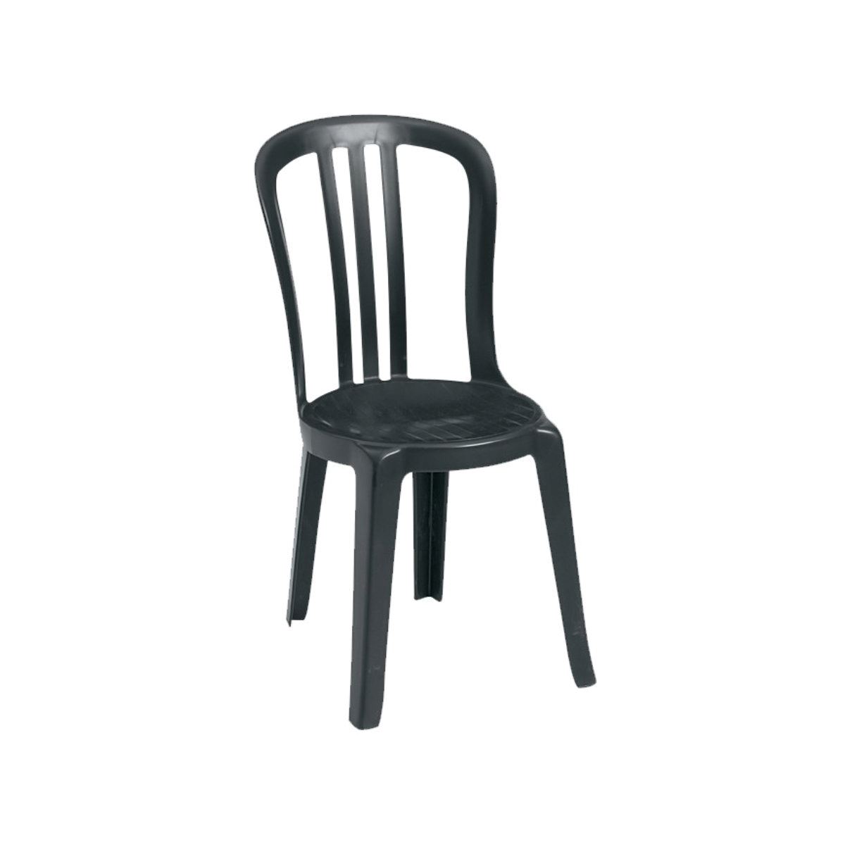 Side Chair Plastic Resin Miami Bistro - Pool Furniture Supply