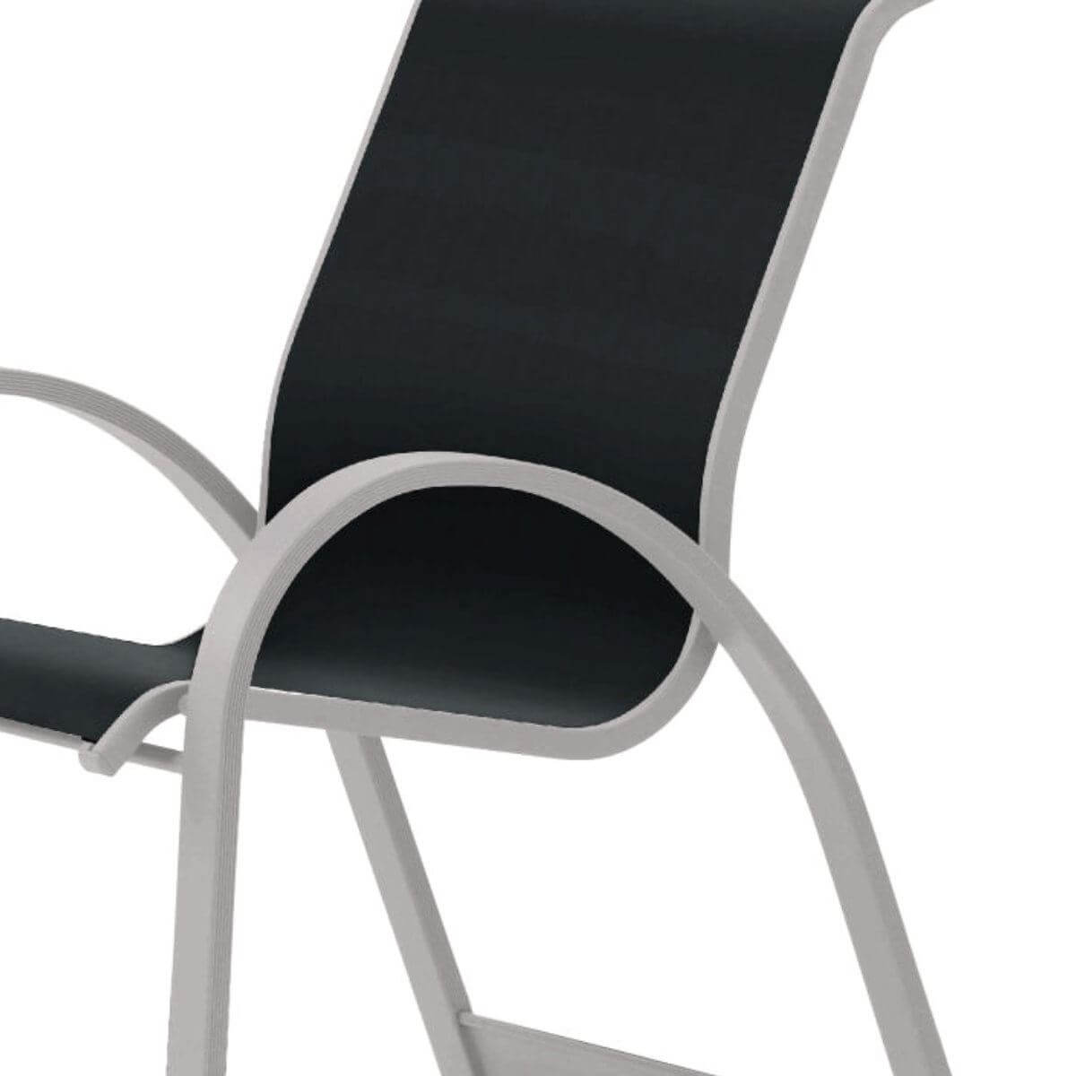 Armchair Fabric Sling Aluminum Frame Telescope Aruba - Pool Furniture ...