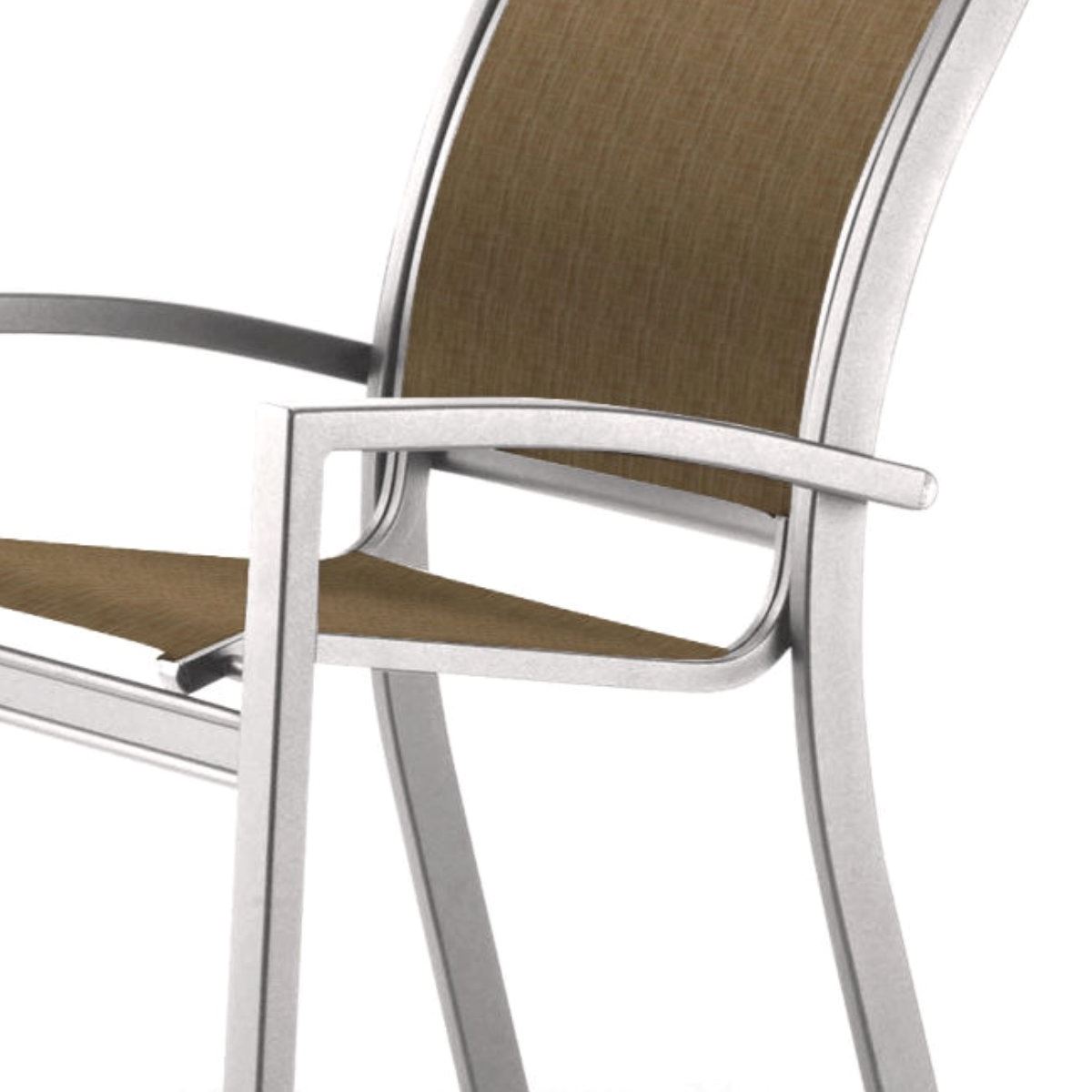 Telescope Kendall Sling Arm Chair with Aluminum Frame - Pool Furniture ...