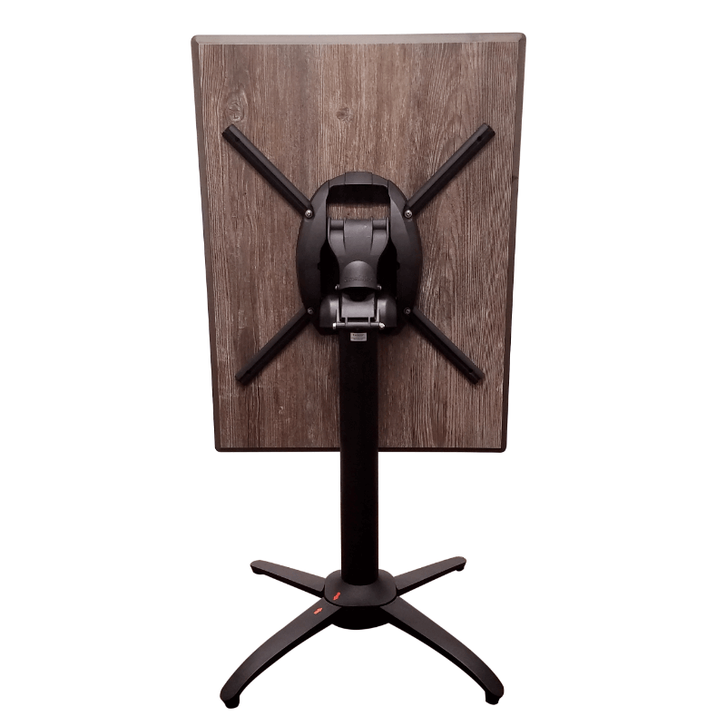 32" Square HPL Dining Table with Aluminum Legs - Pool Furniture Supply