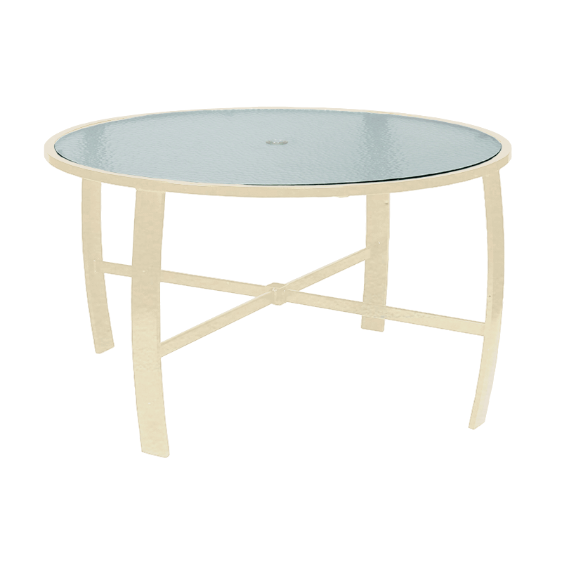 Pinnacle Dining Table with Extruded Aluminum Frame - 42" or 48" Round ...