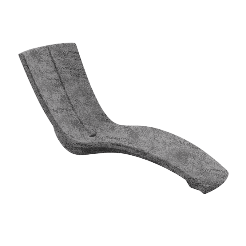 Tropitone In-Pool Furniture, Curve Chaise Lounge made of Rotoform ...