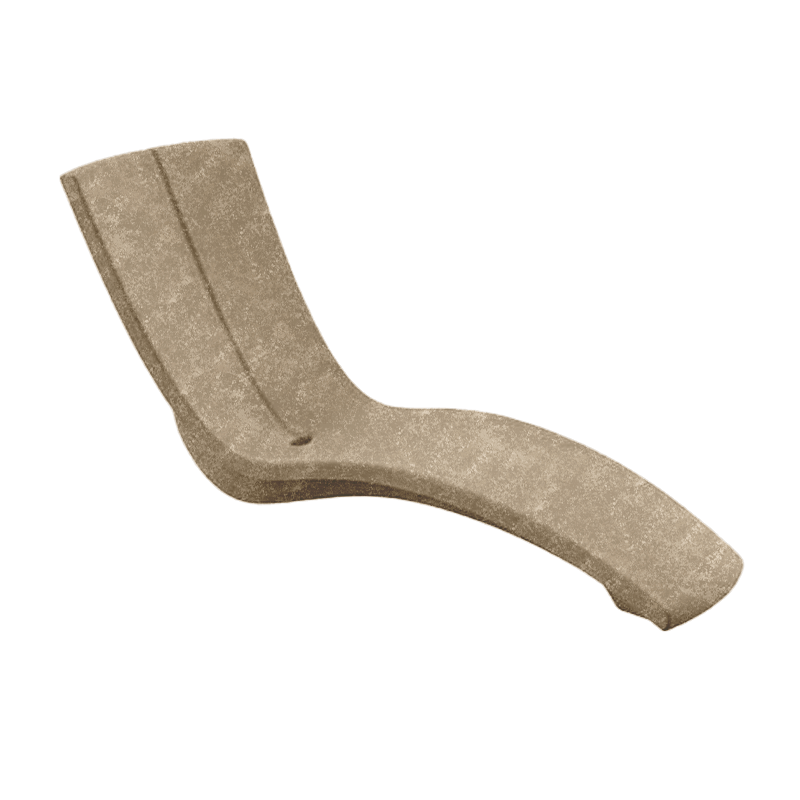 Tropitone In-Pool Furniture, Curve Chaise Lounge made of Rotoform ...
