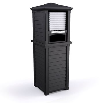 Storage & Towel Valets for Commercial Pools - Pool Furniture Supply