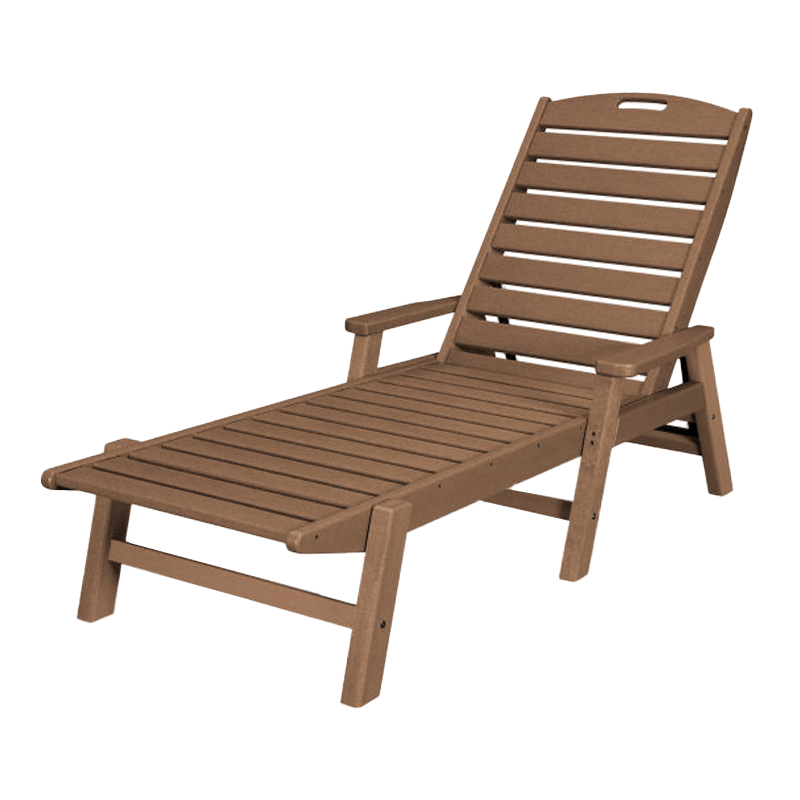 Chaise Lounge with Arms Recycled Plastic Polywood - Pool Furniture Supply