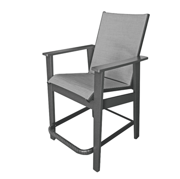 Sienna Sling Chaise Lounges with Marine Grade Polymer Frame, 65 lbs ...