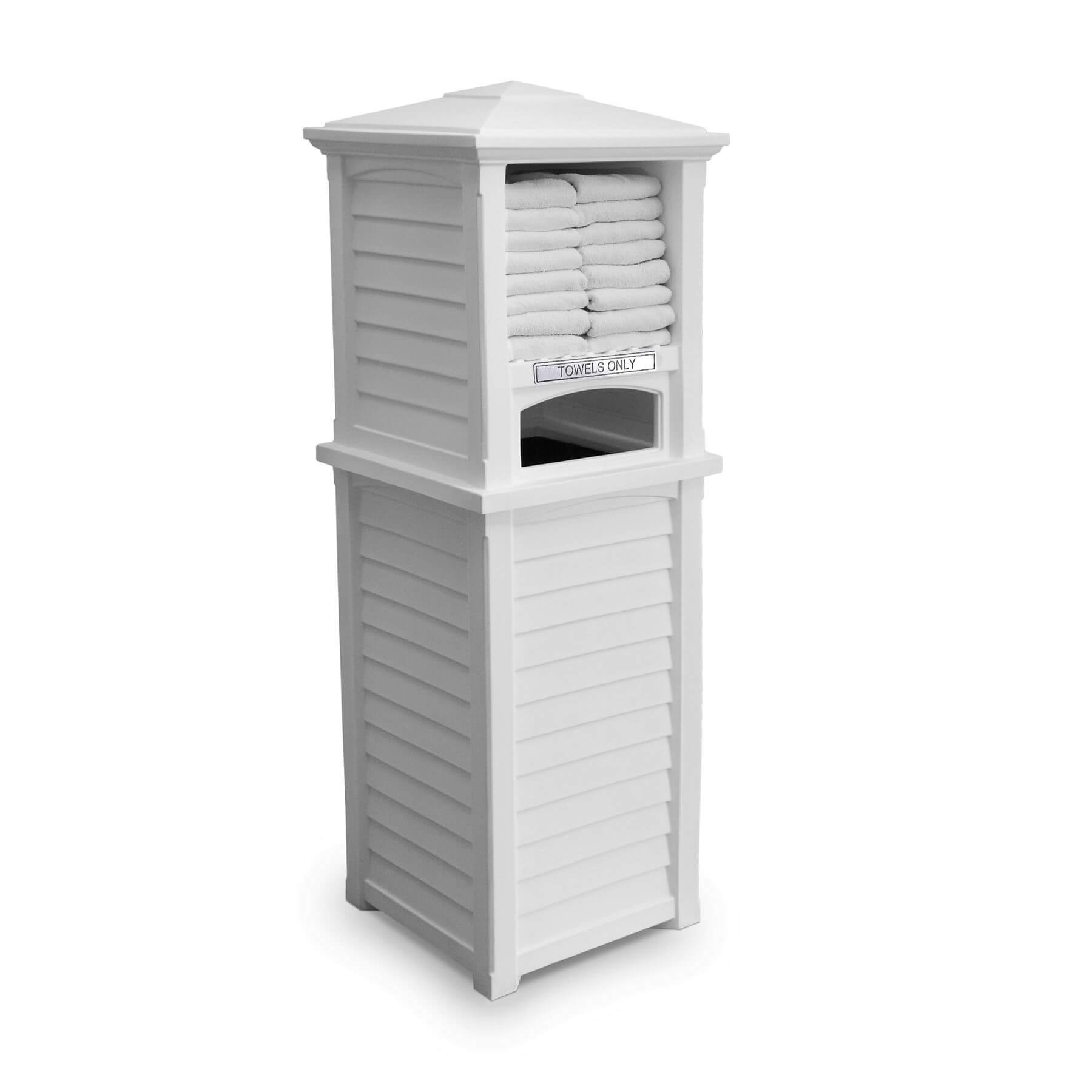Lakeland Commercial Towel Valet and Storage Unit - Pool Furniture Supply