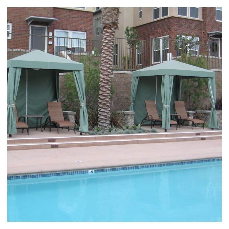 Pacifica Cabana With Steel Frame - Pool Furniture Supply