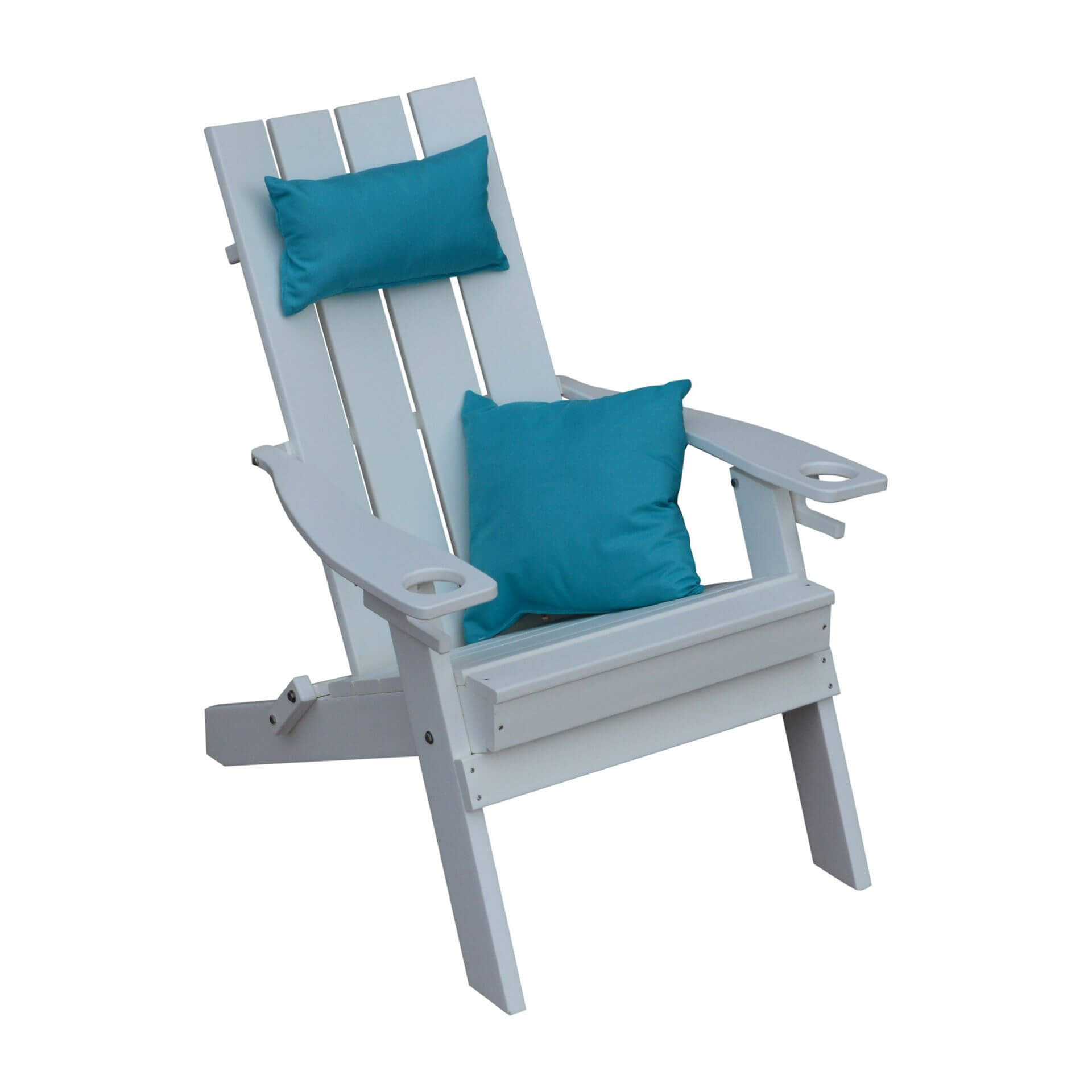 Hampton Folding Adirondack Chair Recycled Plastic - Pool Furniture Supply