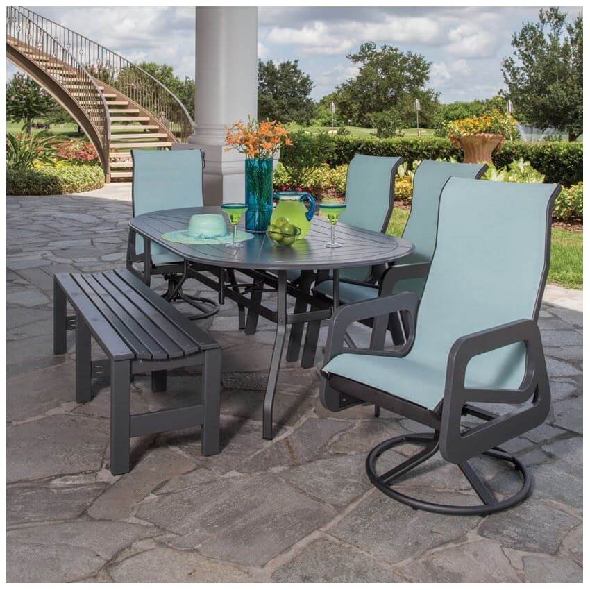 Kingston Commercial Solid Marine Grade Polymer Bench - Pool Furniture ...