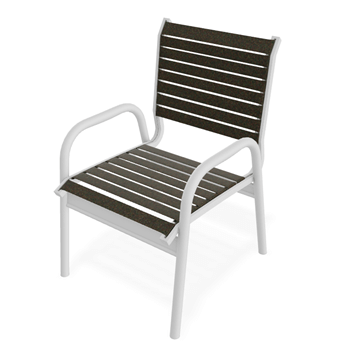 Commercial Vinyl Strap Chairs Hotel Pool Furniture - Pool Furniture Supply