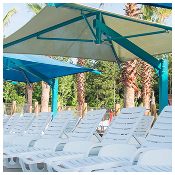 Commercial Shade Structures - Pool Furniture Supply