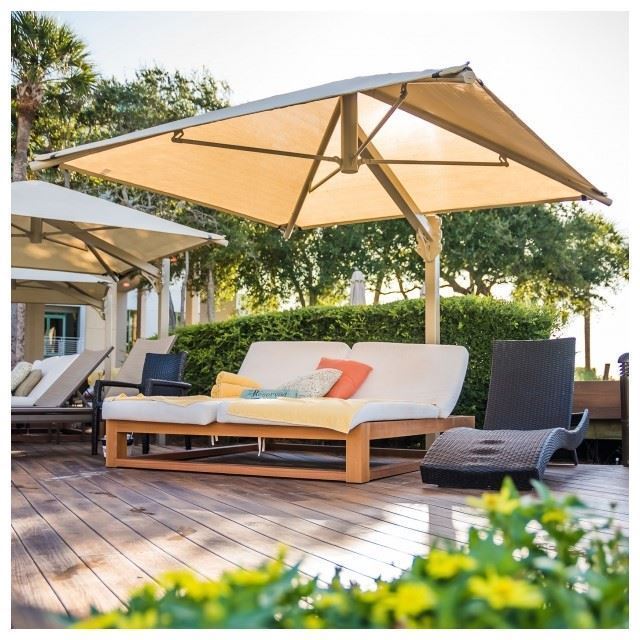 Cantilever 12 Foot Shade Structure - Pool Furniture Supply