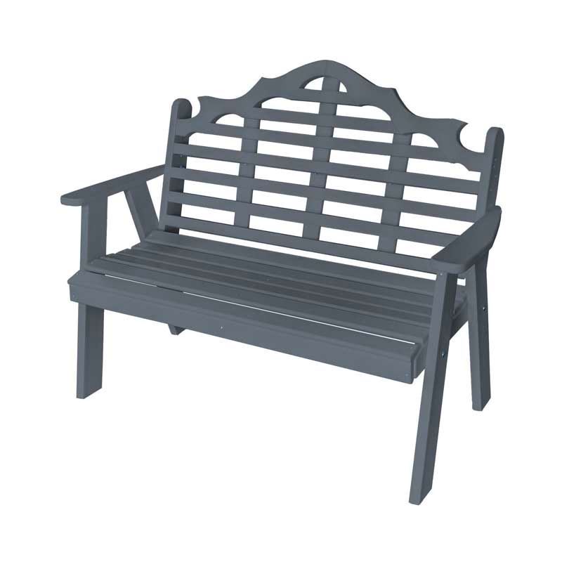 Marlboro Patio Bench Recycled Plastic Frame - Pool Furniture Supply