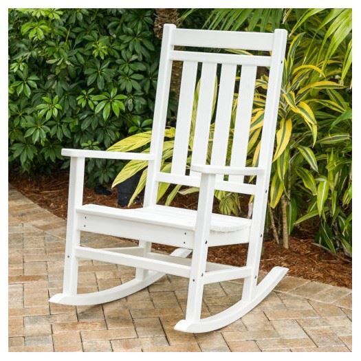 Rocker Chair Recycled Plastic Polywood Estate - Pool Furniture Supply