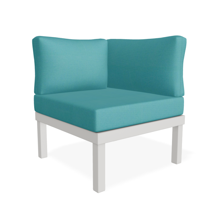 Ashbee Cushion Square Corner Chair - Pool Furniture Supply