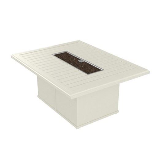 Banchetto Rectangular Fire Table - Pool Furniture Supply