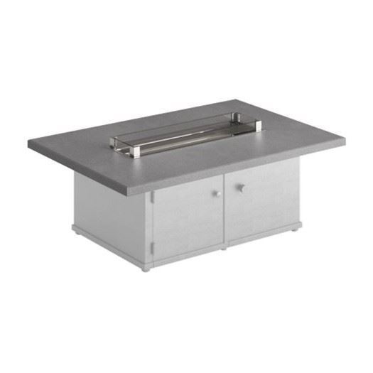 Matrix Rectangular Fire pit Table - Pool Furniture Supply