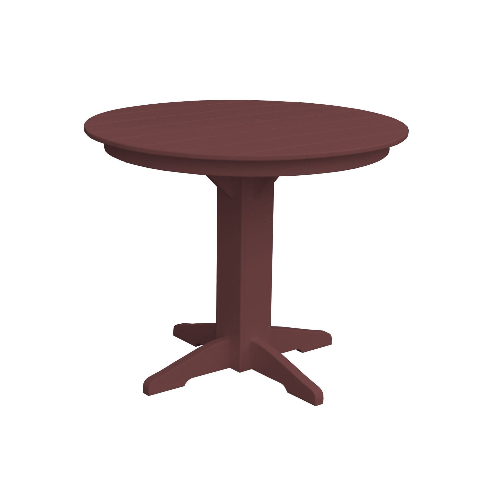 44" Round Counter Height Dining Table - Pool Furniture Supply