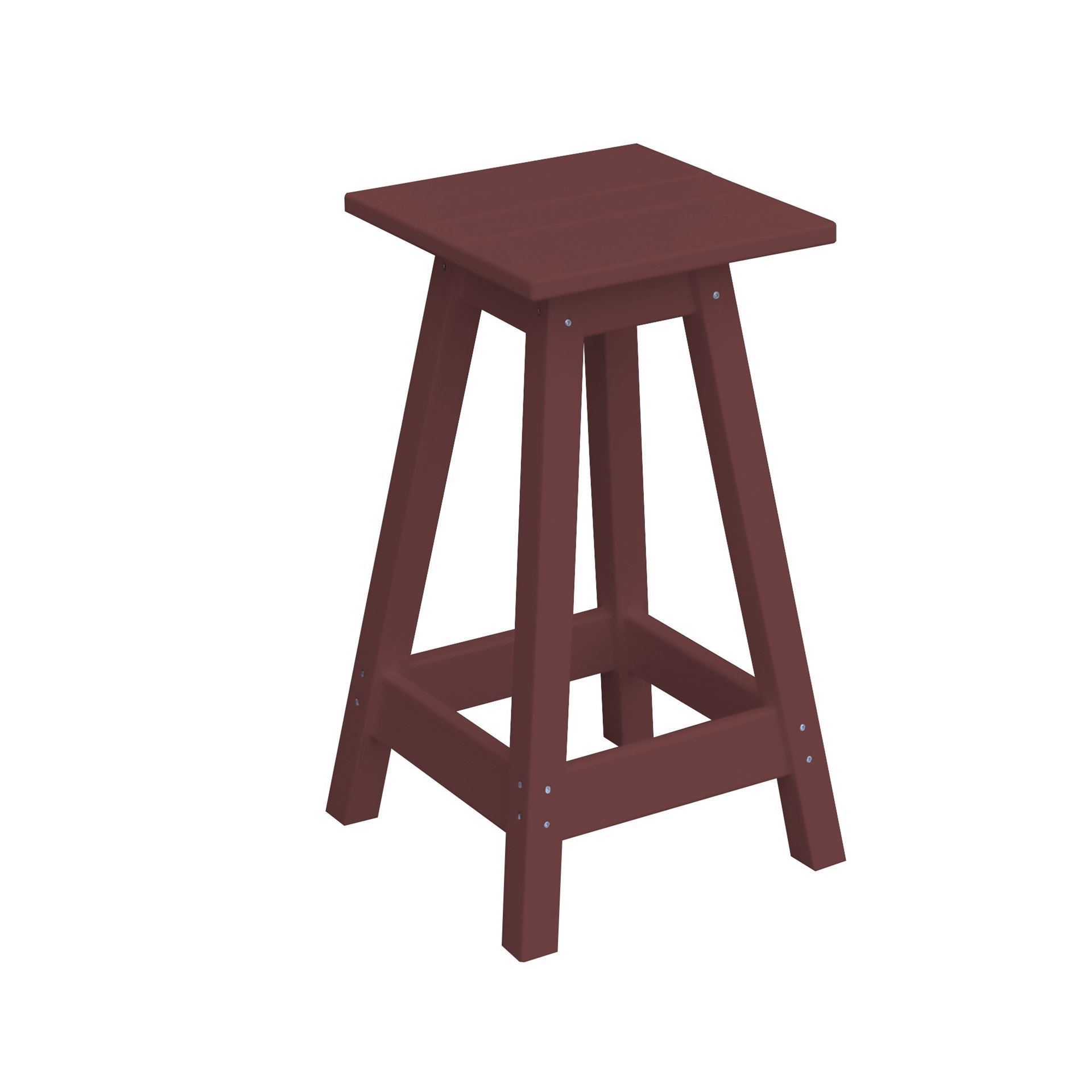 Square Traditional Counter Stool - Pool Furniture Supply