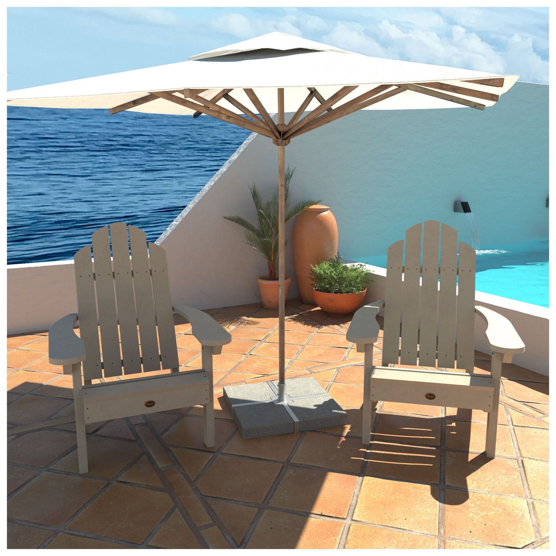 Highwood Lighthouse Adirondack Recycled Plastic - Pool Furniture Supply