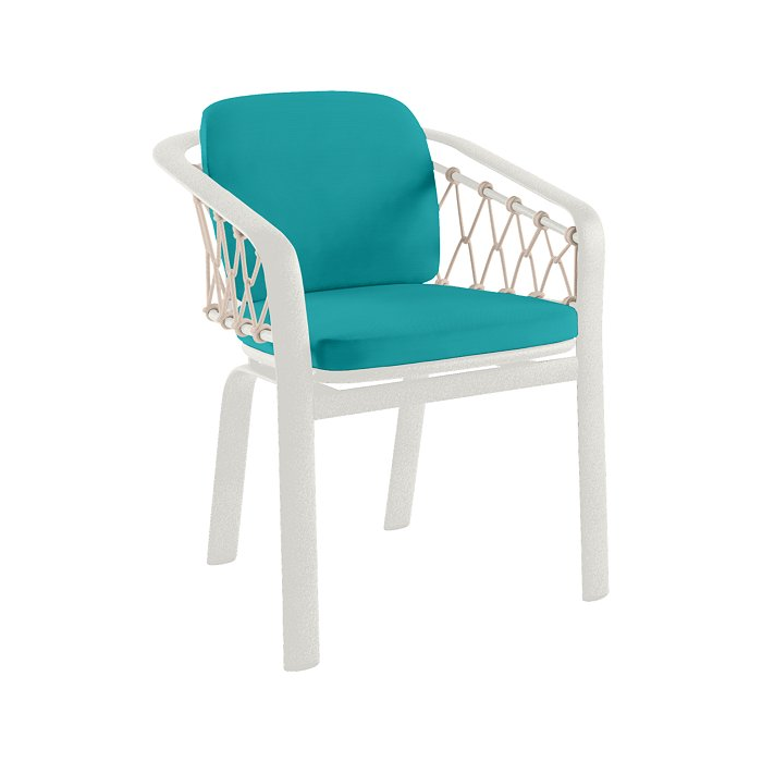 Trelon Rope Patio Dining Chair - Pool Furniture Supply