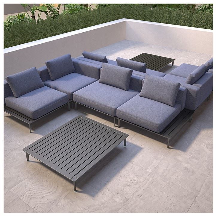 Platform Deep Cushion Modular Lounge Chair - Pool Furniture Supply