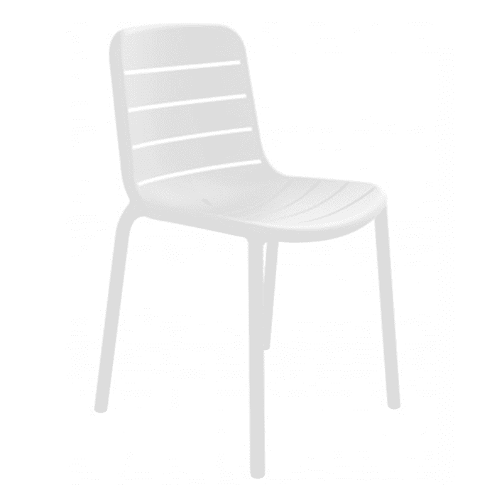 Gina Stackable Polypropylene Patio Cafe Chair - Pool Furniture Supply