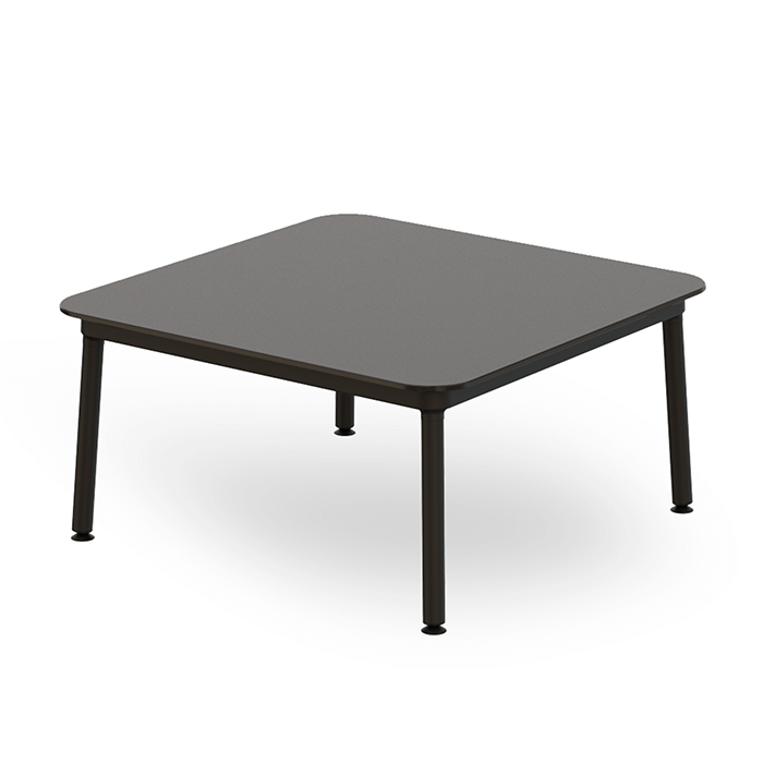 Hub 31.5” Baja Square Coffee Table with HPL Top- Pool Furniture Supply