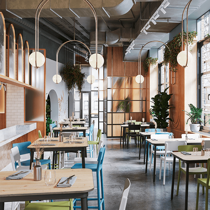 Hub HPL Top Rectangle Patio Dining Table with Adjustable Feet and Epoxy ...