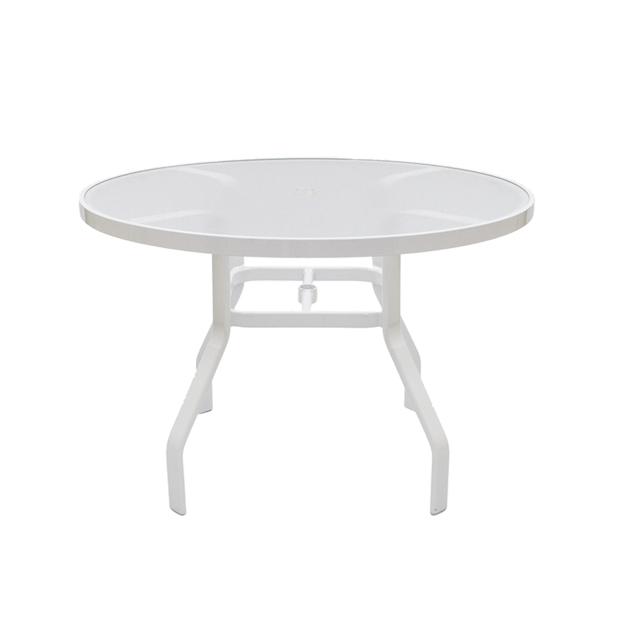 Waterfront Acrylic Round Poolside Patio Dining Table, 36", 42", or 48 ...