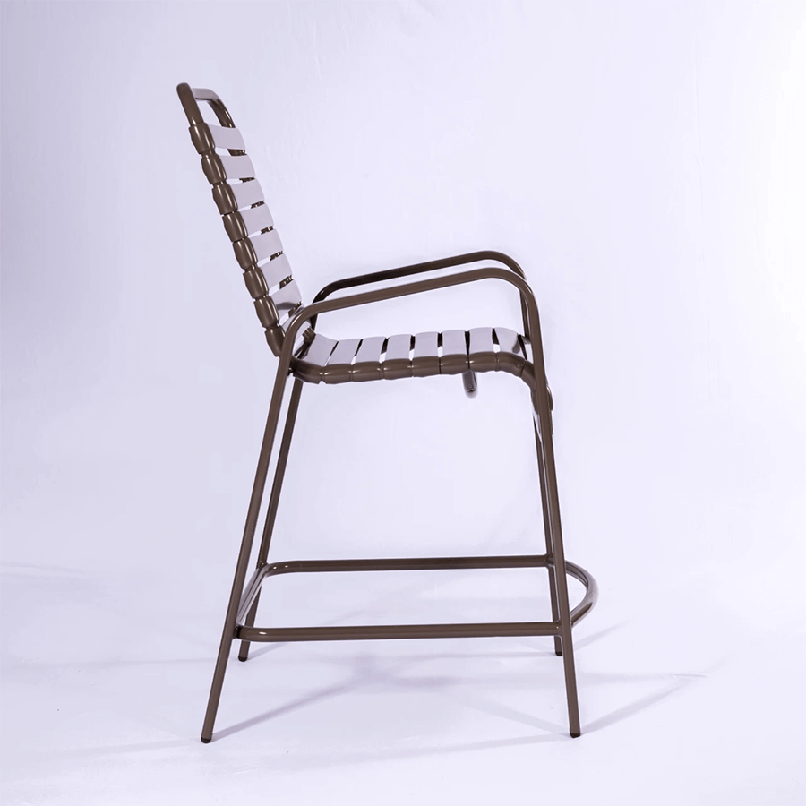 Resort Vinyl Strap Patio Balcony Chair - Pool Furniture Supply