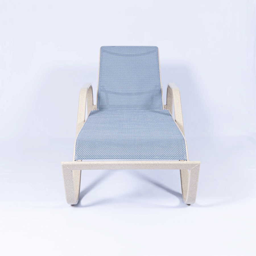 Waterfront Sling Pool Chaise Lounge - 16” Elevated Seat Height - Pool ...