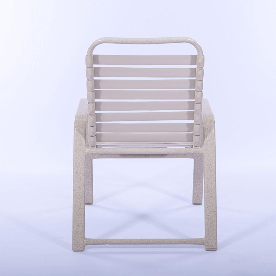 Waterfront Vinyl Strap Patio Dining Chair - Pool Furniture Supply ...