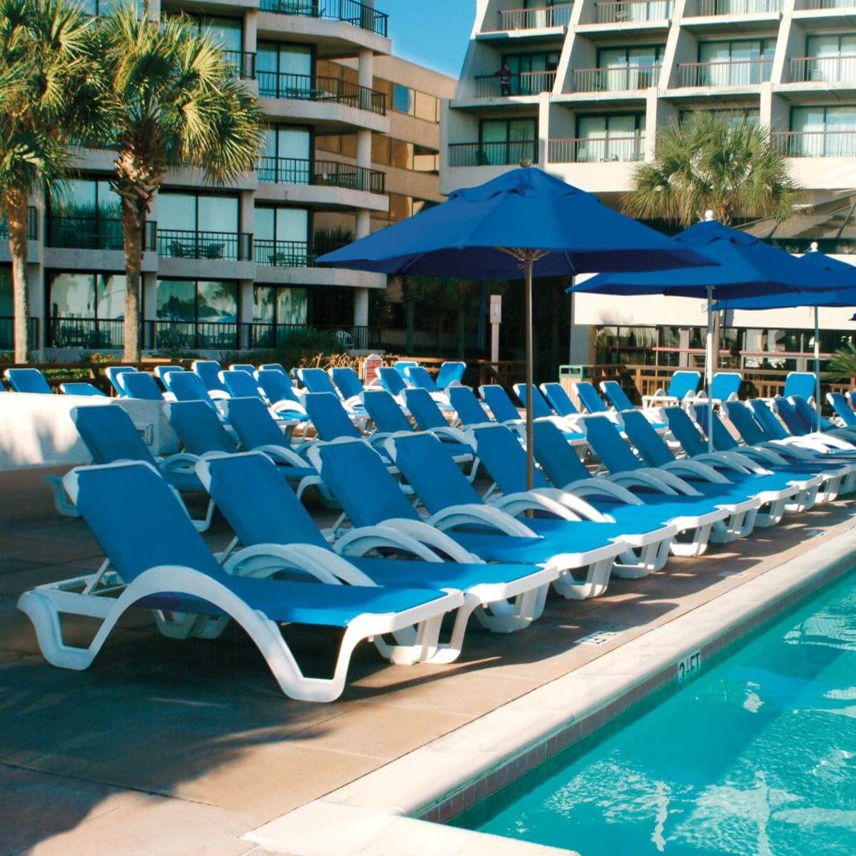 Chaise Lounge Sling Plastic Resin Catalina - Pool Furniture Supply