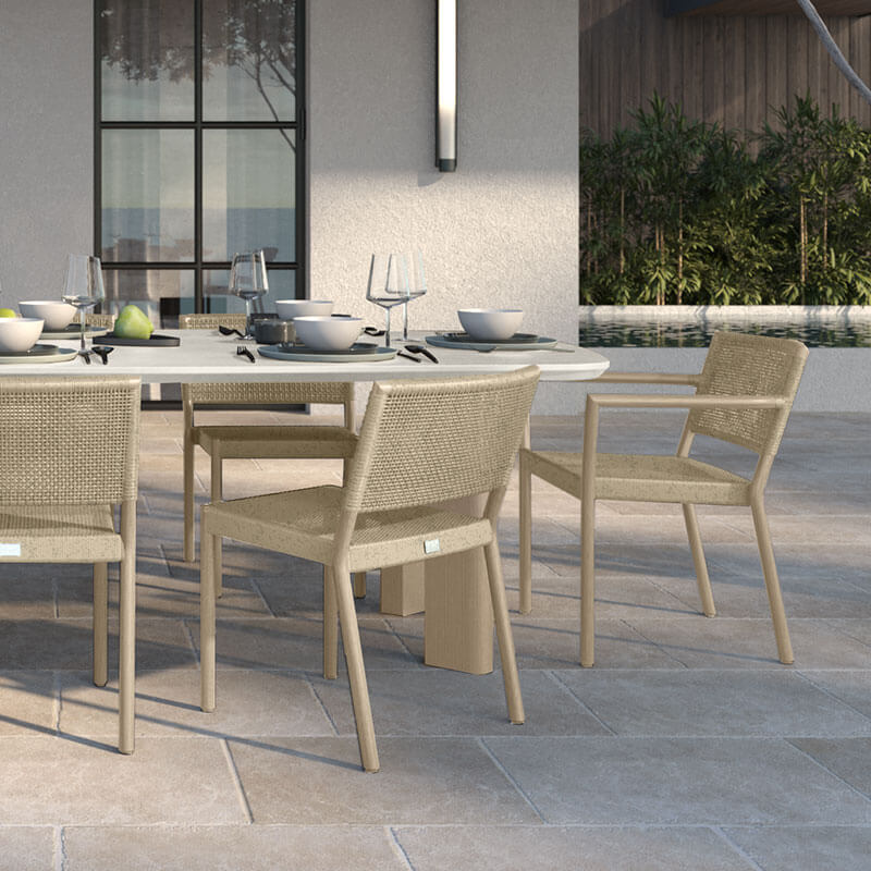 Orleans Dining Arm Chair - Pool Furniture Supply